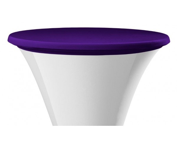 Purple Spandex Table Topper - Table Toppers - Spandex